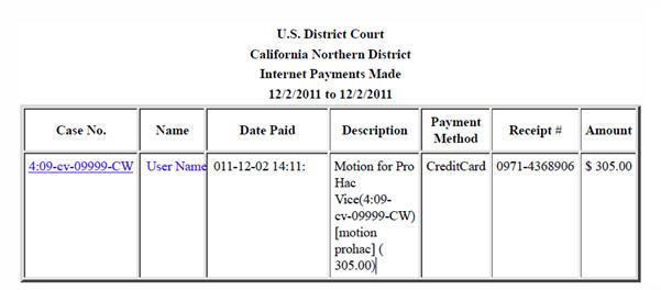E-Filing Case Documents | Northern District of California | United ...